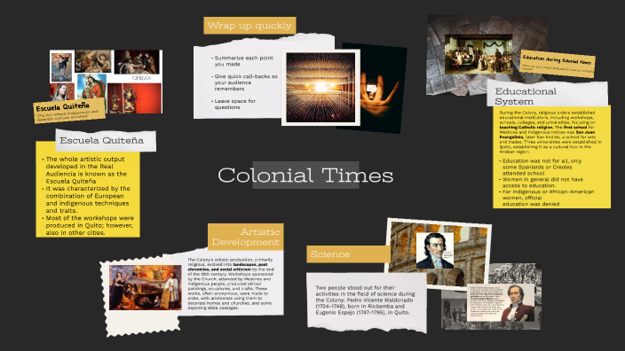 Art, education, science and culture in Colonial times by Sebastián ...