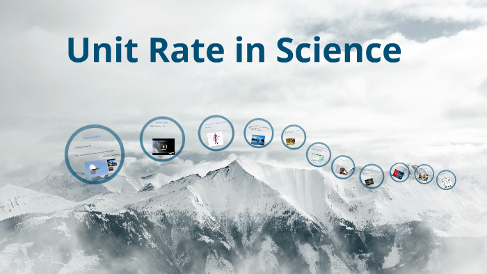 Unit Rate in Science by Benjamin Law on Prezi