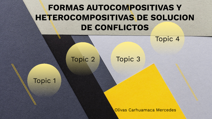 FORMAS AUTOCOMPOSITIVAS Y HETEROCOMPOSITIVAS DE SOLUCION DE CONFLICTOS ...