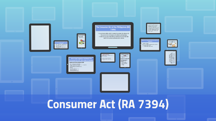 The Consumer Act of the Philippines (RA 7394) by Dorothy Ellinor ...