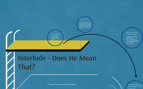 Interlude - Does He Mean That? by Marwa Jaafar on Prezi