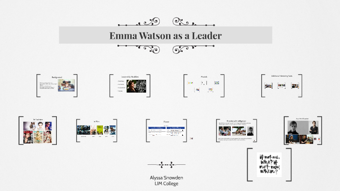 Emma Watson as a Leader by Alyssa Snowden on Prezi