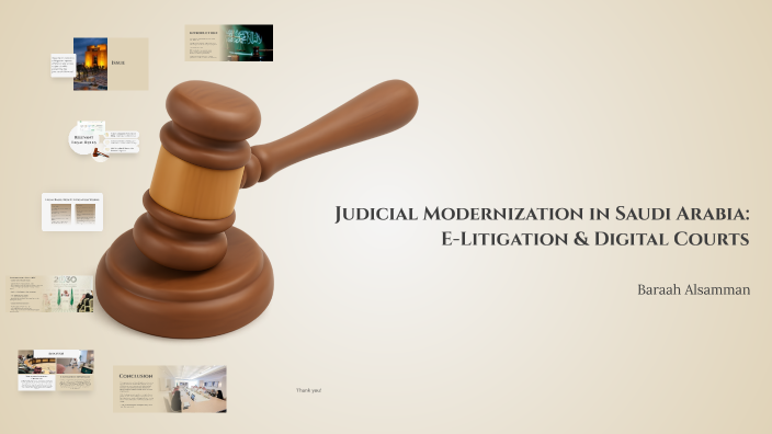 Judicial Modernization in Saudi Arabia — The Rise of E-Litigation and ...