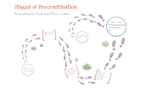 Stages of Procrastination by Claudia Chiu