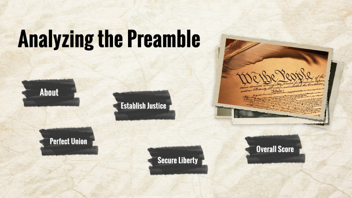 Analyzing the Preamble by Carter Madura on Prezi