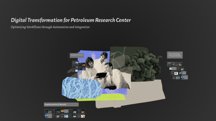 Digital Transformation for Petroleum Research Center by sana el abed on ...