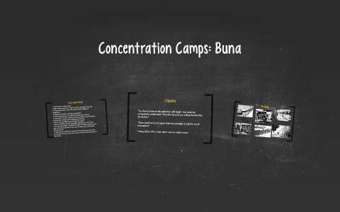 Concentration Camps: Buna by Taylor Wooten