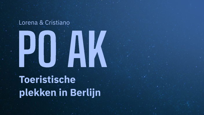 AK PO Berlijn Toeristische plekken by Lorena Tjoelker on Prezi