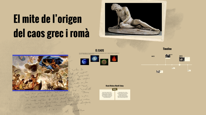 El mite de l’origen del caos grec i romà by JÚLIA LÓPEZ CALDERON on Prezi