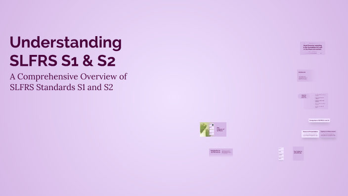 Understanding SLFRS S1 & S2 by Shakthi Jayasingha on Prezi