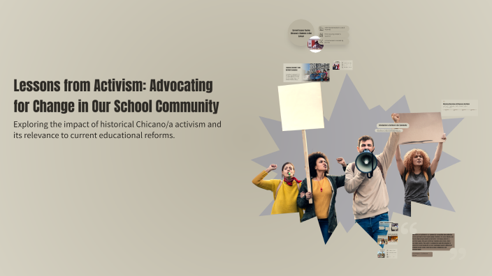 Lessons from Activism: Advocating for Change in Our School Community by ...