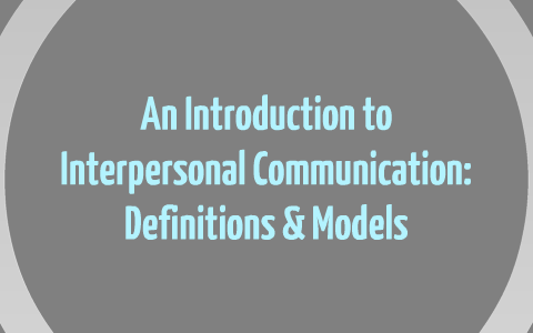 An Introduction to IPC: Definitions & Models by Jordan Hamon on Prezi