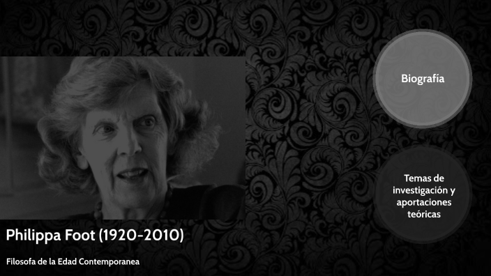 Philippa Foot by Shadow Kingman on Prezi