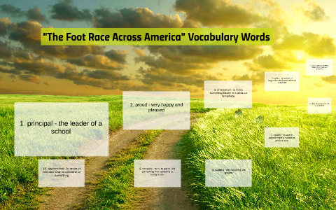 The Foot Race Across America" by Alexandra Cuellar on Prezi