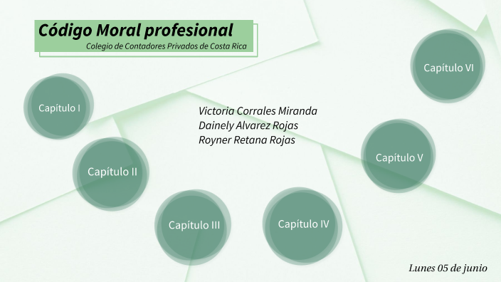 Códigos moral profesional de contadores by Daniel Retana on Prezi