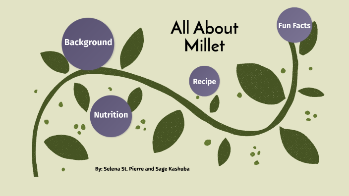 Millet Presentation by Selena St. Pierre on Prezi