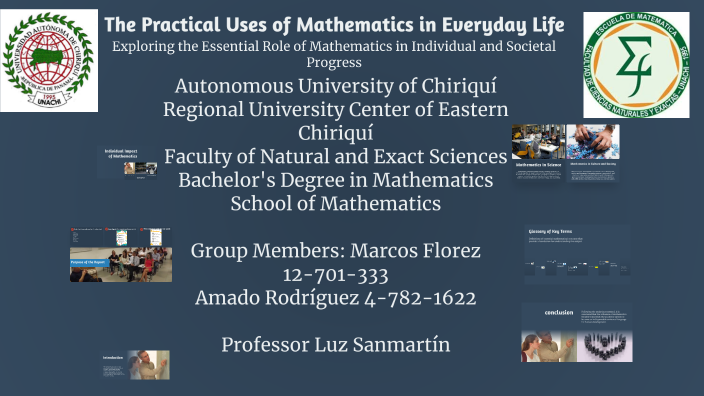 The Practical Uses of Mathematics in Everyday Life by Marcos Florez on ...