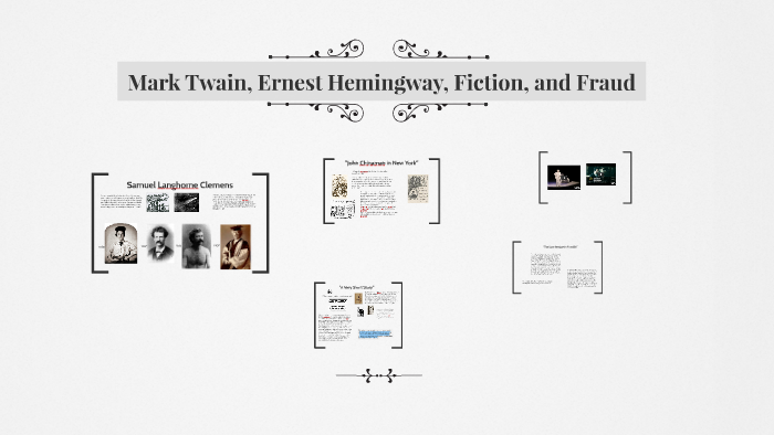 Mark Twain and Hemingway by Alli Johnson on Prezi