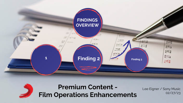 Film Operations Enhancements: Top 3 by Lee Eigner on Prezi