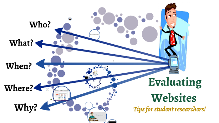 5 W's of Website Evaluation by Jackie Tappan on Prezi