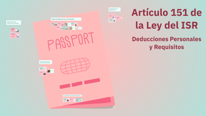 Artículo 151 de la Ley del ISR by Maria de Guadalupe Ochoa Cervantes on ...