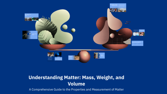 Understanding Matter: Mass, Weight, and Volume by Madleen R.Mackenzie ...