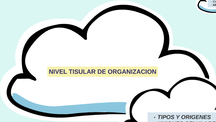 NIVEL TISULAR DE ORGANIZACION by Wherade Preock on Prezi