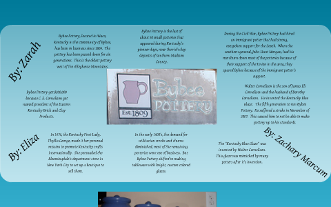 Bybee Pottery by Zachary Marcum on Prezi