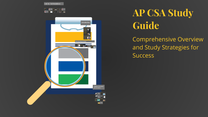Ap Csa Study Guide By John Doe On Prezi