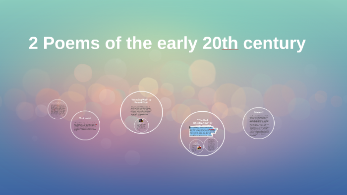2 Poems of the 20th century by Omar Baig on Prezi