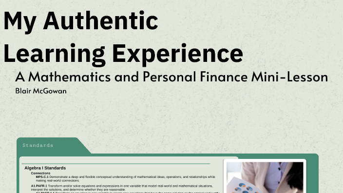 McGowan Authentic Learning Experience by Blair Mcgowan on Prezi