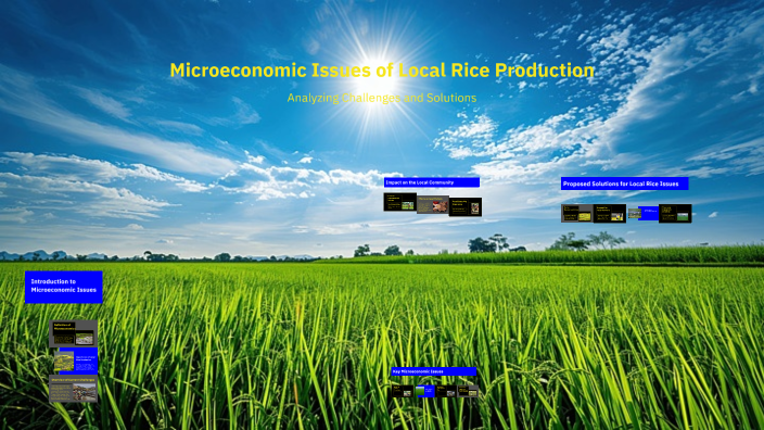 Microeconomic Issues of Local Rice Production by NUR FATIN AMANI ZATI ...