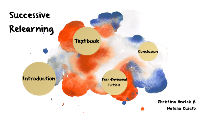 Successive Relearning by Christina Veatch on Prezi