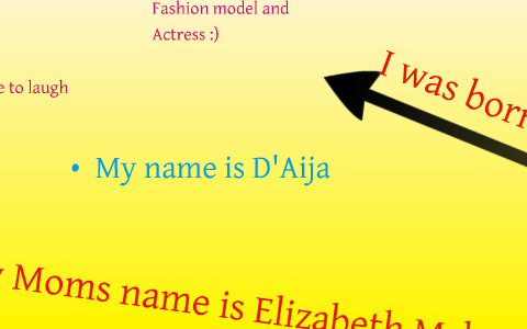 Life as D'Aija Brielle Talley by daija talley on Prezi Next