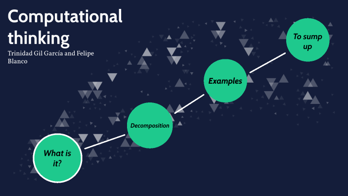 Computational thinking by Trinidad GIL GARCIA on Prezi