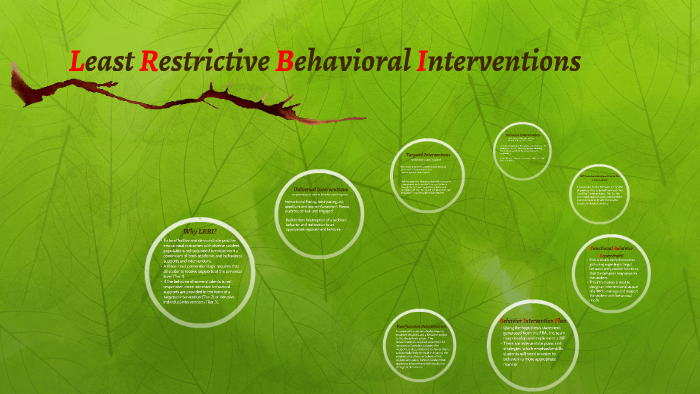 Least Restrictive Behavioral Interventions by Dylan Empey on Prezi
