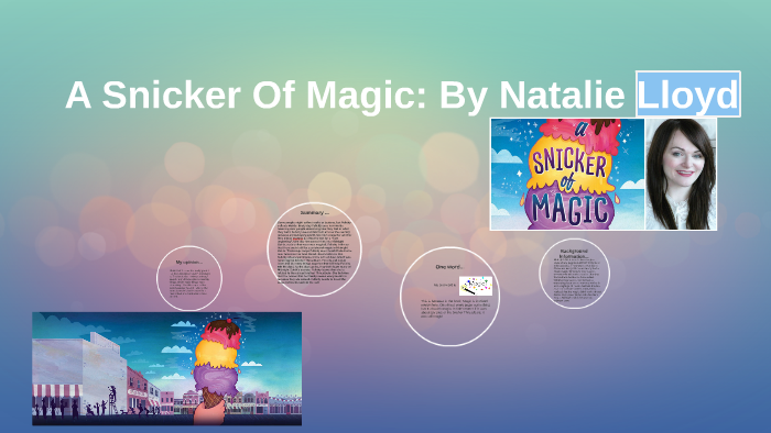 A Snicker Of Magic: By Natalie Lloyd by navya pampatwar on Prezi