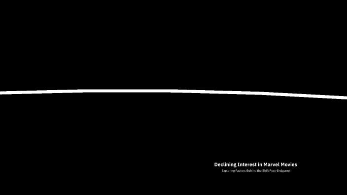 Declining Interest in Marvel Movies by Ian Camacho on Prezi