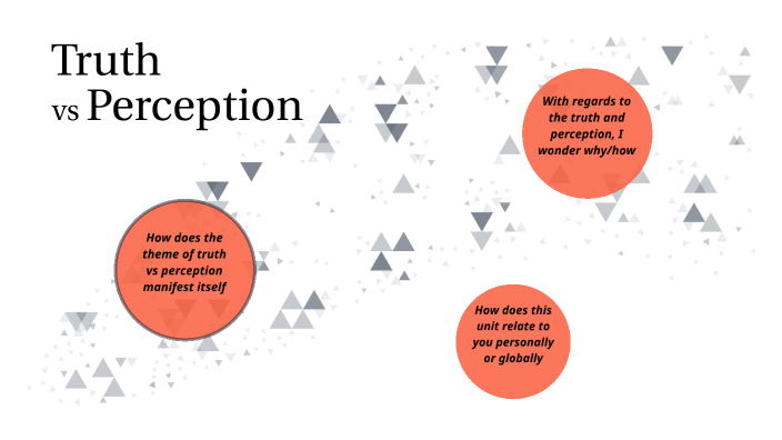 Truth vs Perception by Sienna Repp on Prezi