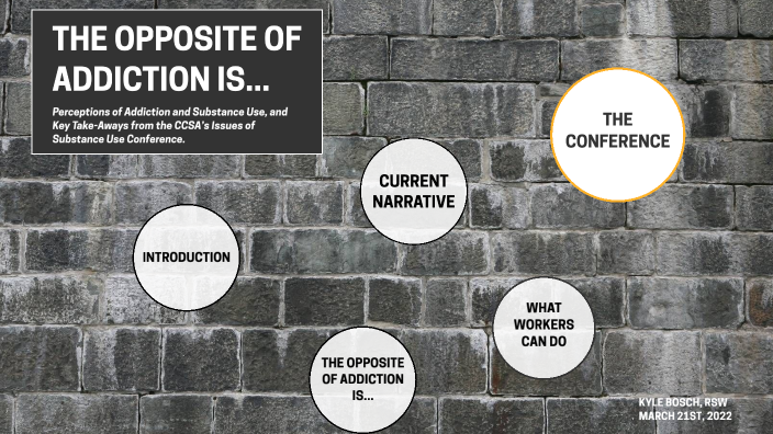 The Opposite of Addiction is... by Kyle Bosch on Prezi