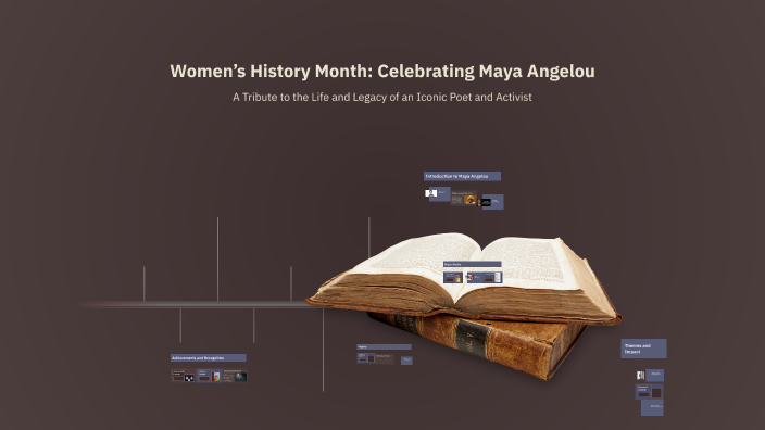 Women’s History Month: Celebrating Maya Angelou by XZariyah Freeman on ...
