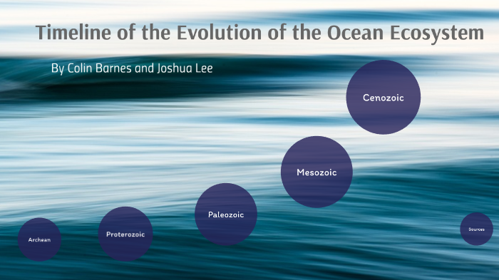 Timeline of the Evolution of the Ocean Ecosystem by Colin Barnes on Prezi