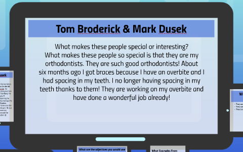 Tom Broderick & Mark Dusek by Sadie Vee on Prezi