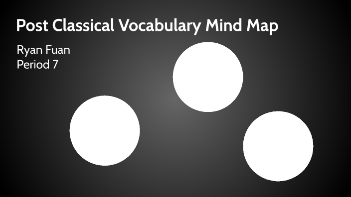 Post Classical Vocabulary Mind Map by Ryan Fuan on Prezi