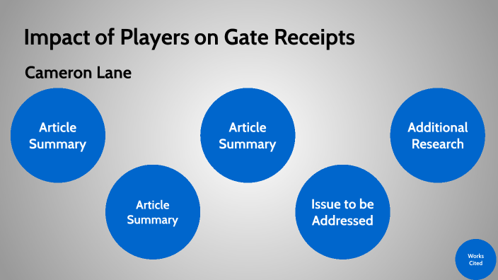 Impact of Star Players on Gate Receipts by Cameron Lane on Prezi