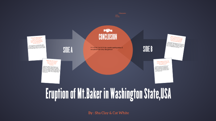 Eruption of Mt.Baker in Washington State,USA by Shabrianna Clay on Prezi