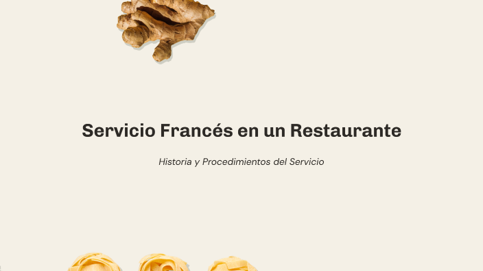 Servicio Francés en un Restaurante by Francisco Chávez Mario Michell on ...