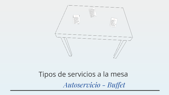 Tipos de servicios a la mesa by laura upegui