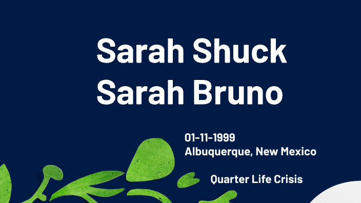 Presentation by Sarah Shuck on Prezi