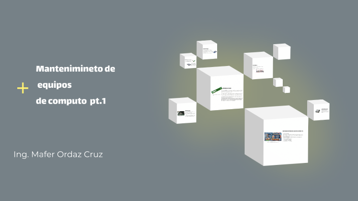 Mantenimineto de equipos de computo by Fernanda Ordaz on Prezi